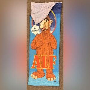 Bedding | Vintage 1987 Alf Sleeping Bag Blanket Alien Production Zipper ...